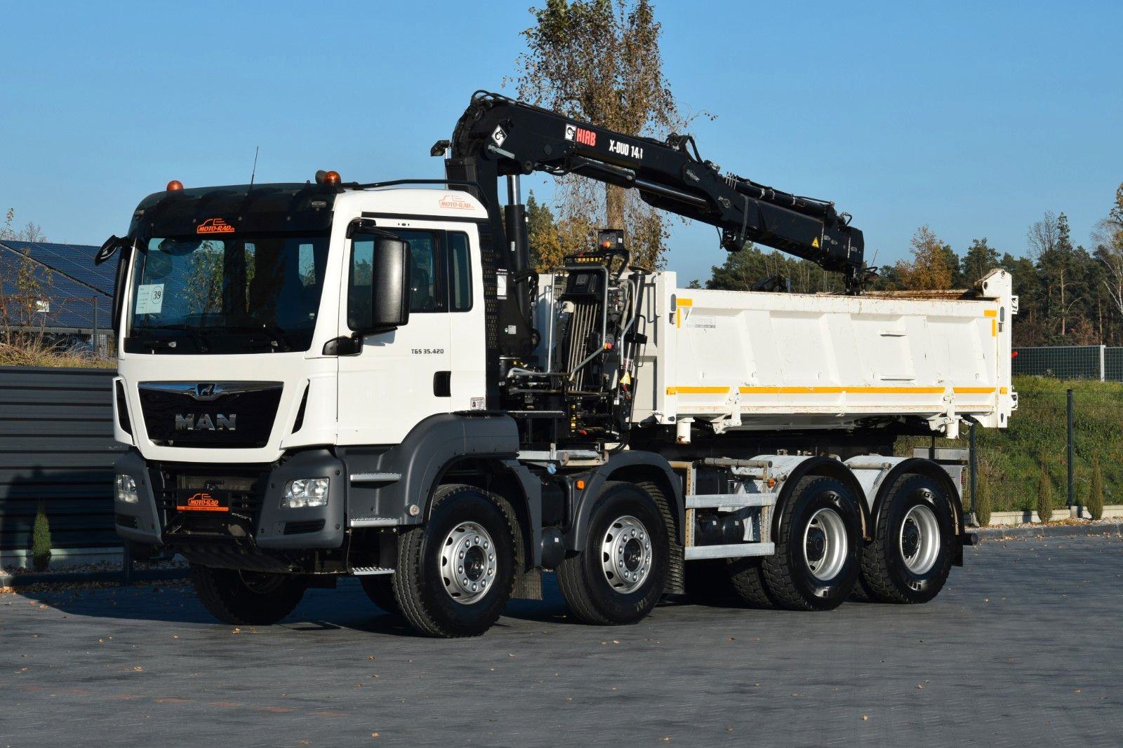 MAN TGS 35.420 / 8x4 / HIAB X-DUO 148B-3 / TIPPER, 2018 god.