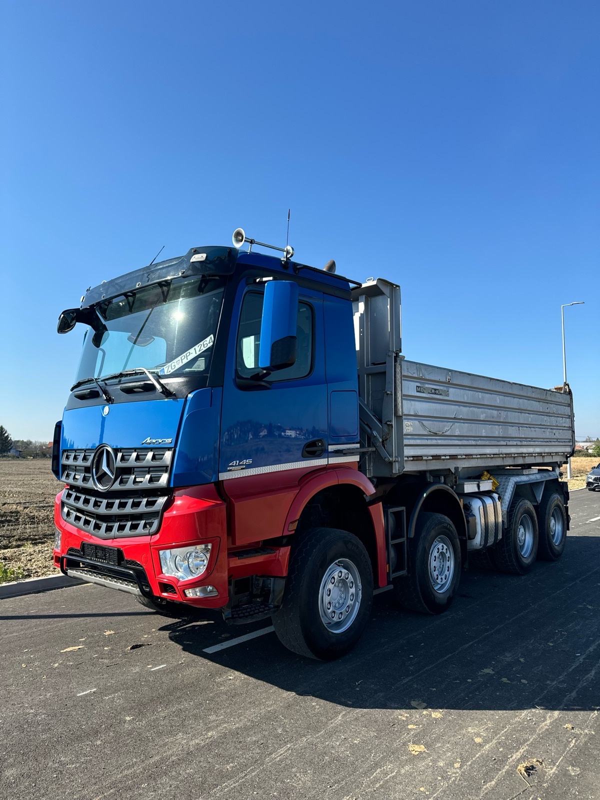 MERCEDES AROCS 4145 MEILLER KIPER,TOP, 2013 god.