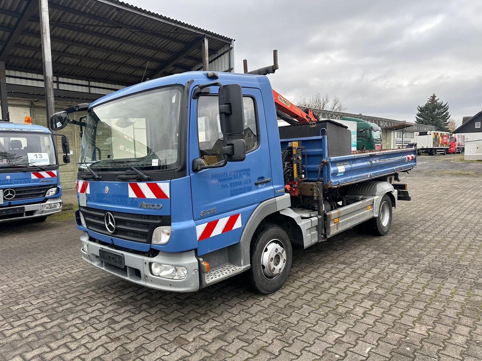 Mercedes Atego 816 Kiper Kran Palfinger, 2009 god.