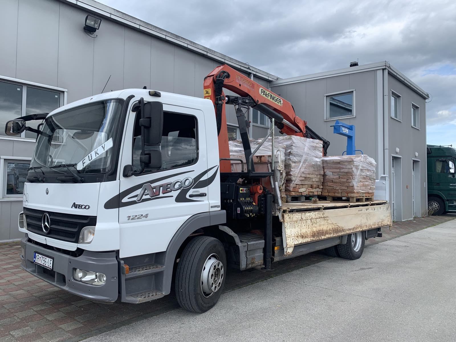 MERCEDES ATEGO 1224 KIPER KRAN, 2007 god.