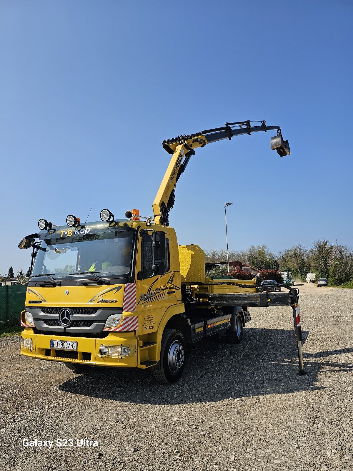 Mercedes Atego12 24K ORIGINAL Kiper-Kran, 2007 god.