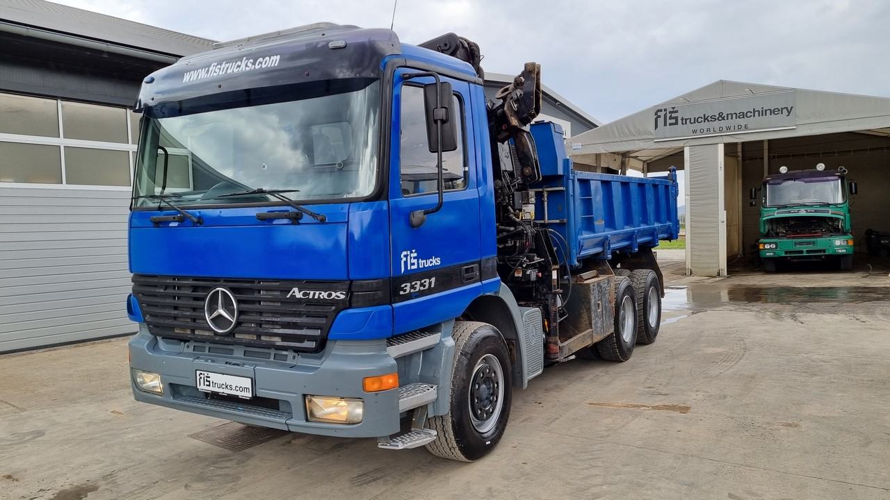 MERCEDES BENZ ACTROS 3331 K 6x4 kiper + HIAB 280-3, 1999 god.