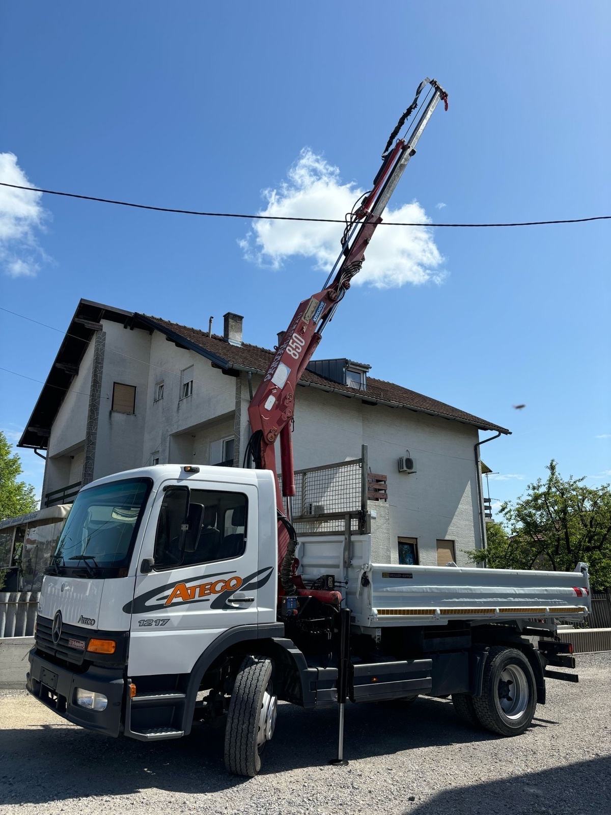 Mercedes Benz Atego 1217 Kiper kran, 1999 god.