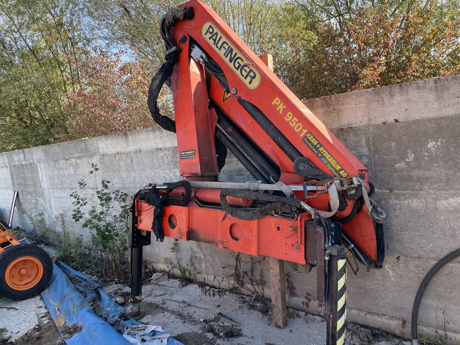 MERCEDES MAN PALFINGER 9501 daljinski, 2000 god.