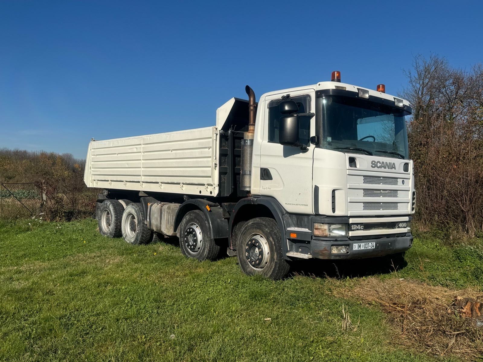 Scania 400 kiper 4 osovine, moguća zamijena!, 1999 god.