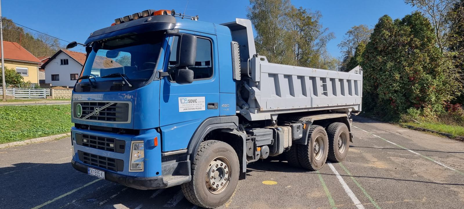 Volvo FM 480 Kiper Kran plafinger 145 daljinski, 2007 god.