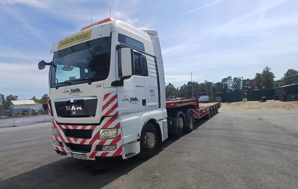 KAMION TEGLJAČ MAN TGX + LABUDICA, 2009 god.