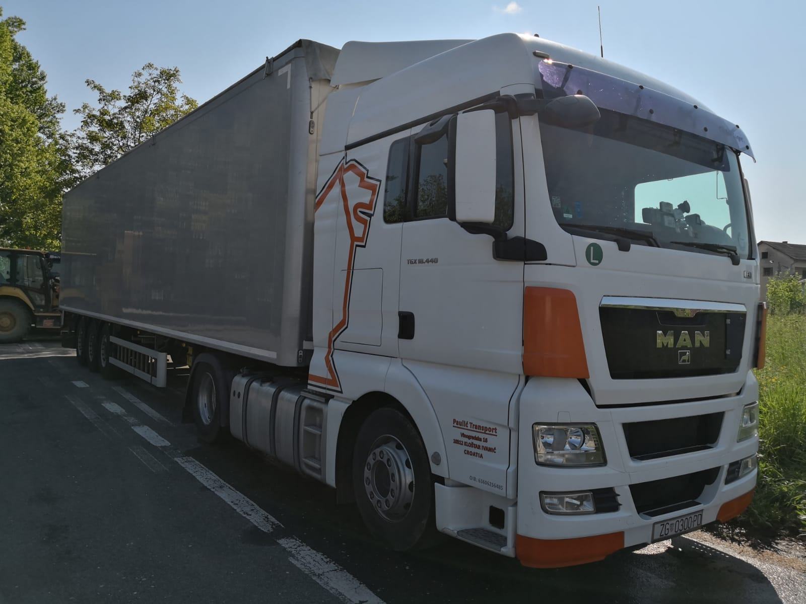 MAN TGX 18.440 + KNAPEN POKRETNI POD, 2010 god.