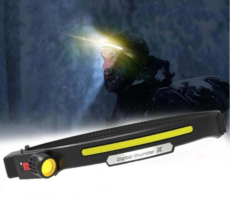 Digital Thunder X indukcijska naglavna svjetiljka IPX5 vodootporna