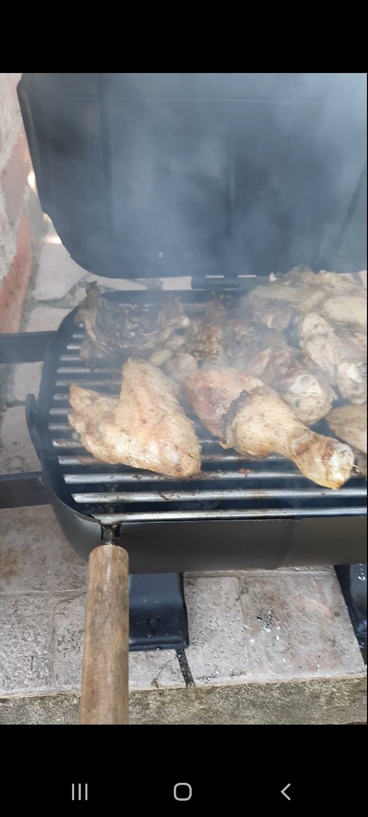 Mini roštilj praktičan za kampiranje