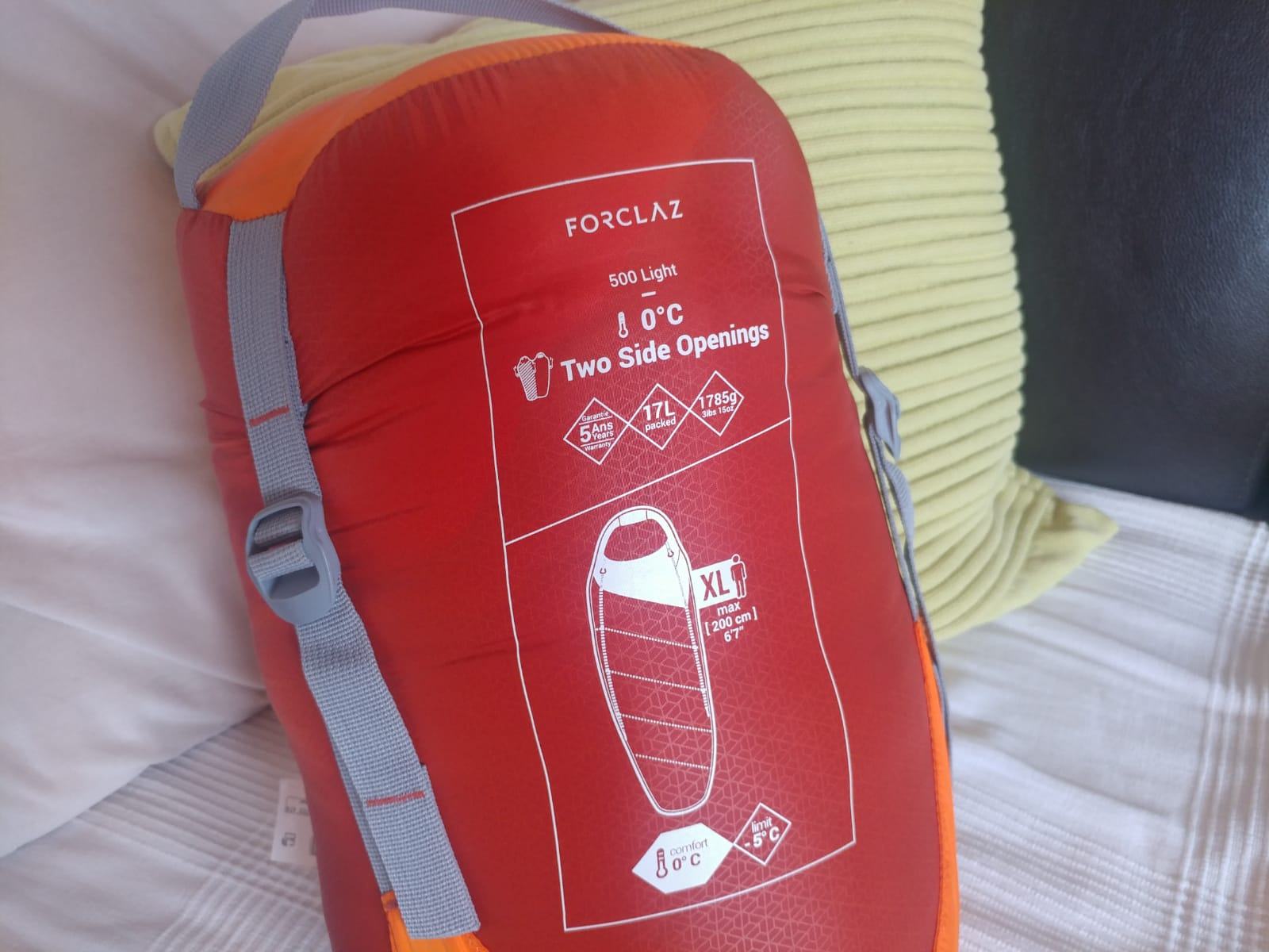 Vreća za spavanje Forclaz 500 Light (do -5 Celzijusa)- kao nova!