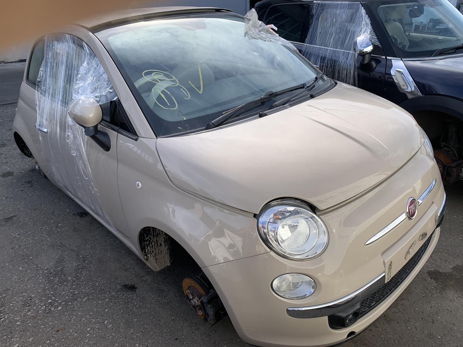 FIAT 500 (FICO) 2015 godina za dijelova dijelovi, 2015 god.
