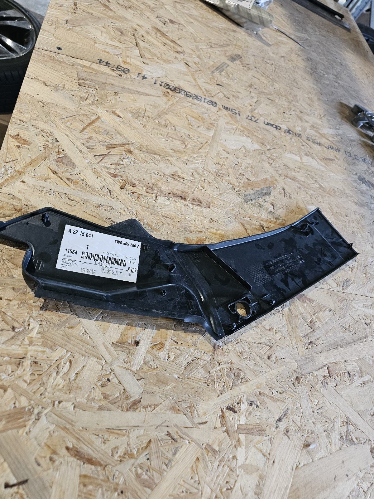 8W0805286A Audi A4 B9 8W pvc vodilica branika prednjeg