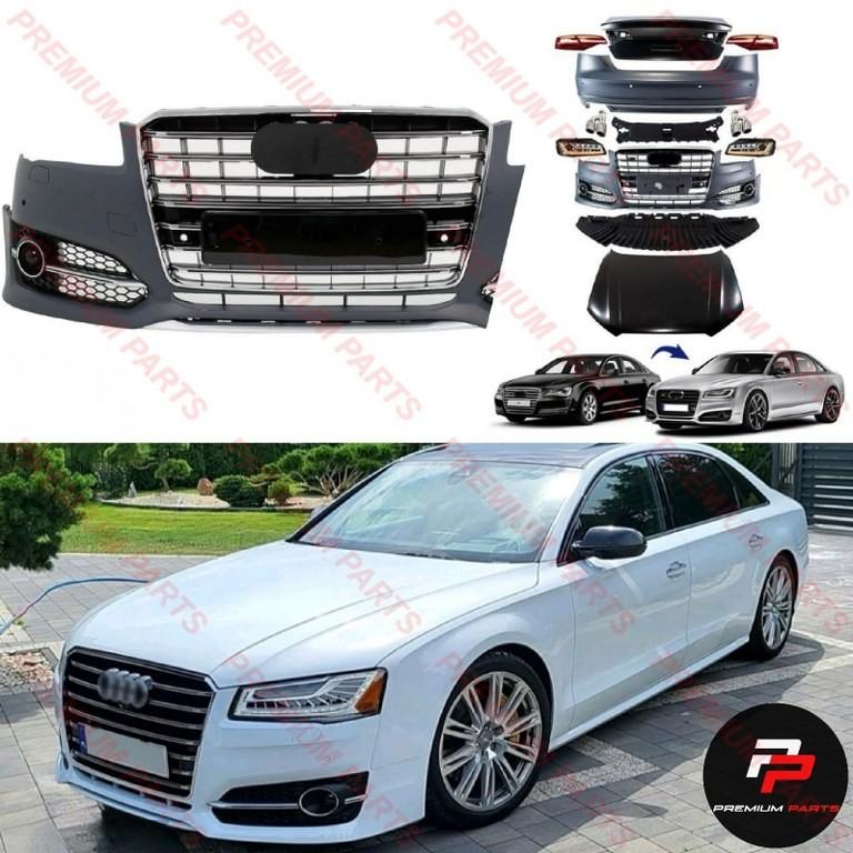 BODY KIT AUDI A8 D4 4H 09-14 ND-503 PREPRAVKA U FACELIFT 14-17 S-LINE