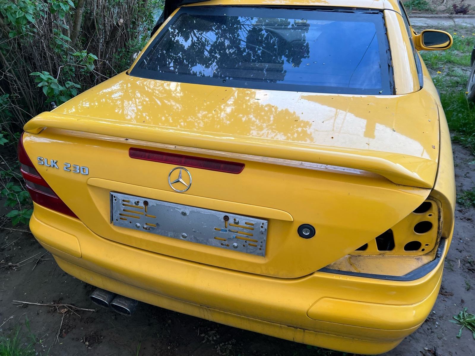 Mercedes r170 SLK gepek, bunker