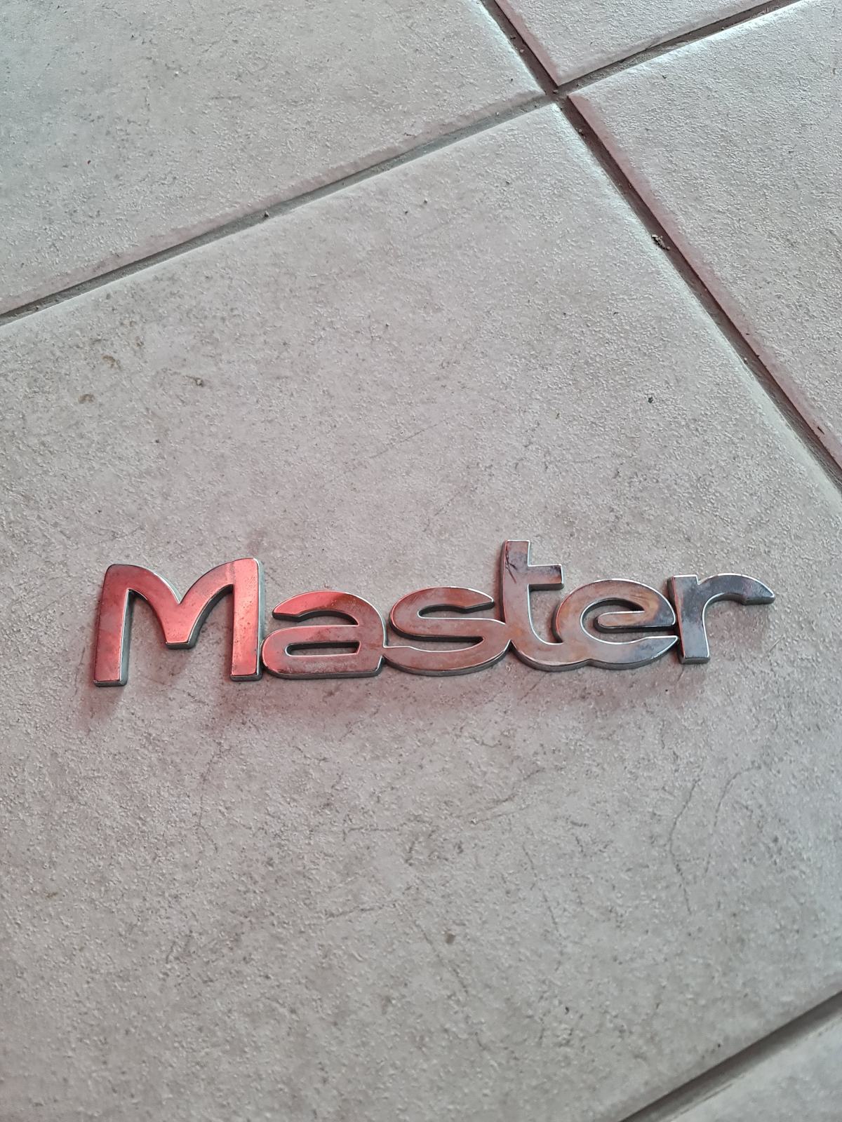 RENAULT MASTER KOMBI NATPIS MASTER, ORIGINAL, KAO NOV! DOSTAVA!