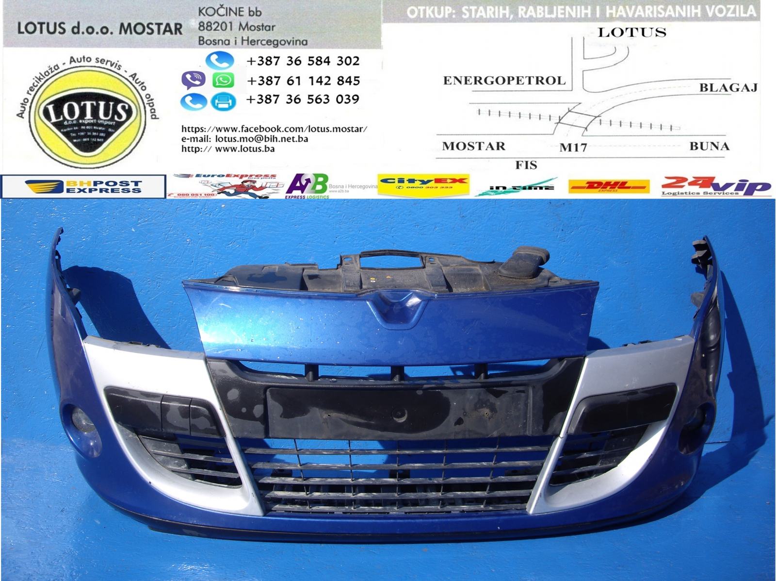 Renault Megan 2009-prednji branik (ostali dijelovi)