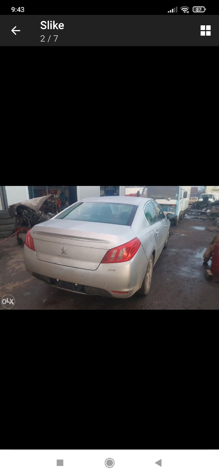 zadnja sajba staklo pezo 508