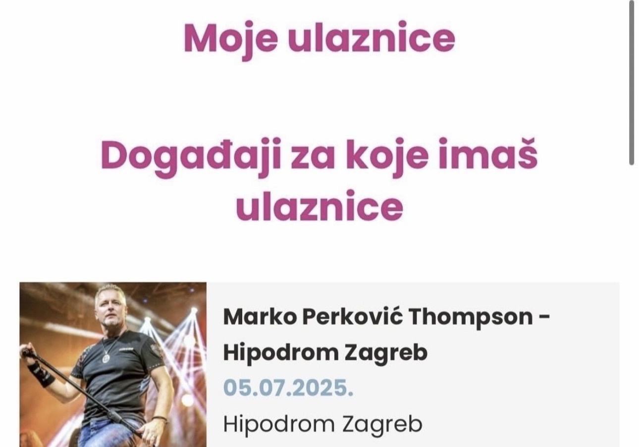 10 ulaznica za parte 05.07. Thompson