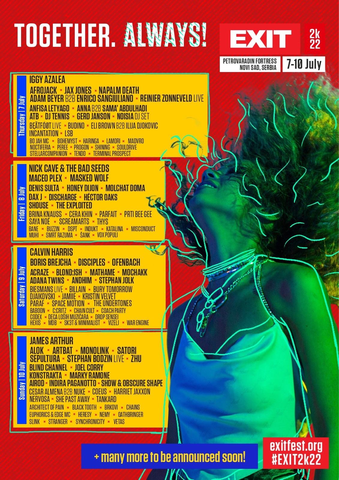 3 karte za Exit festival 2022