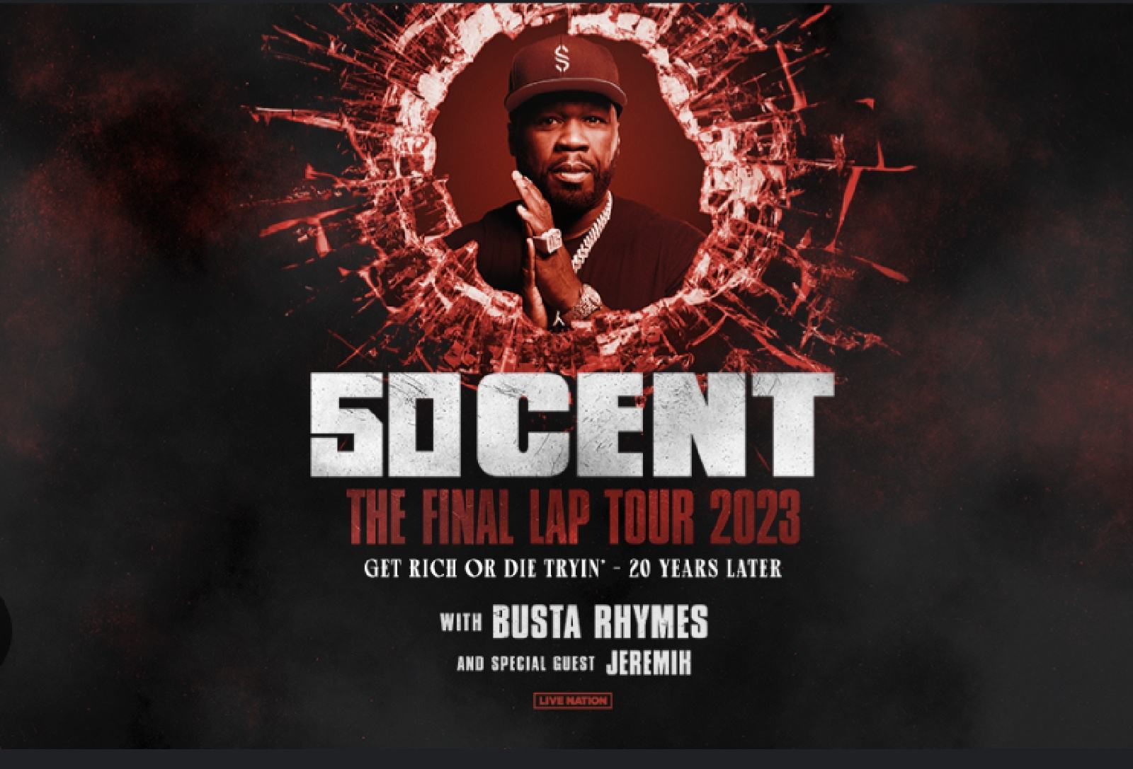 50 Cent - The Final Lap Tour 2023 Arena Zagreb (Front of Stage)