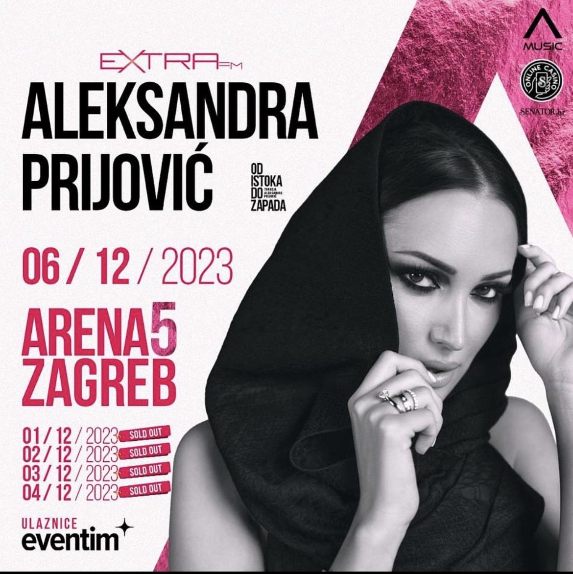 Aleksandra Prijović ulaznice