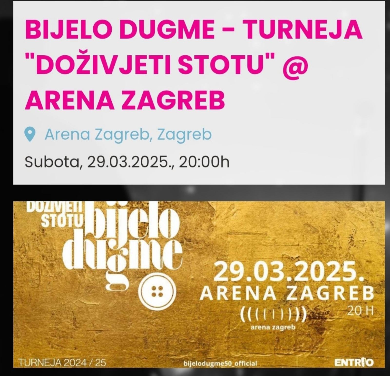 Bijelo dugme 29.03.25.Arena Zagreb parter
