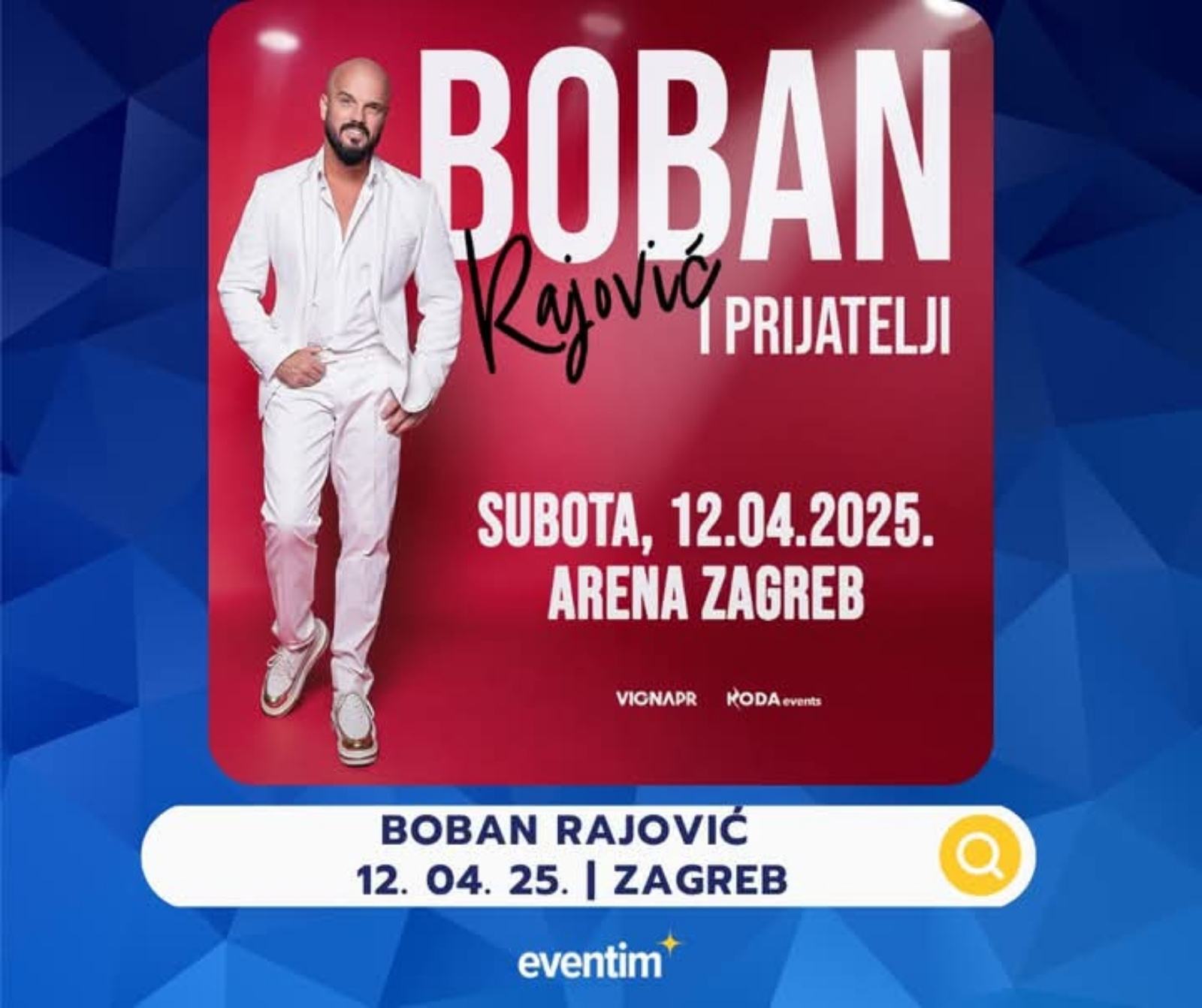 Boban Rajović fan pit Arena Zagreb