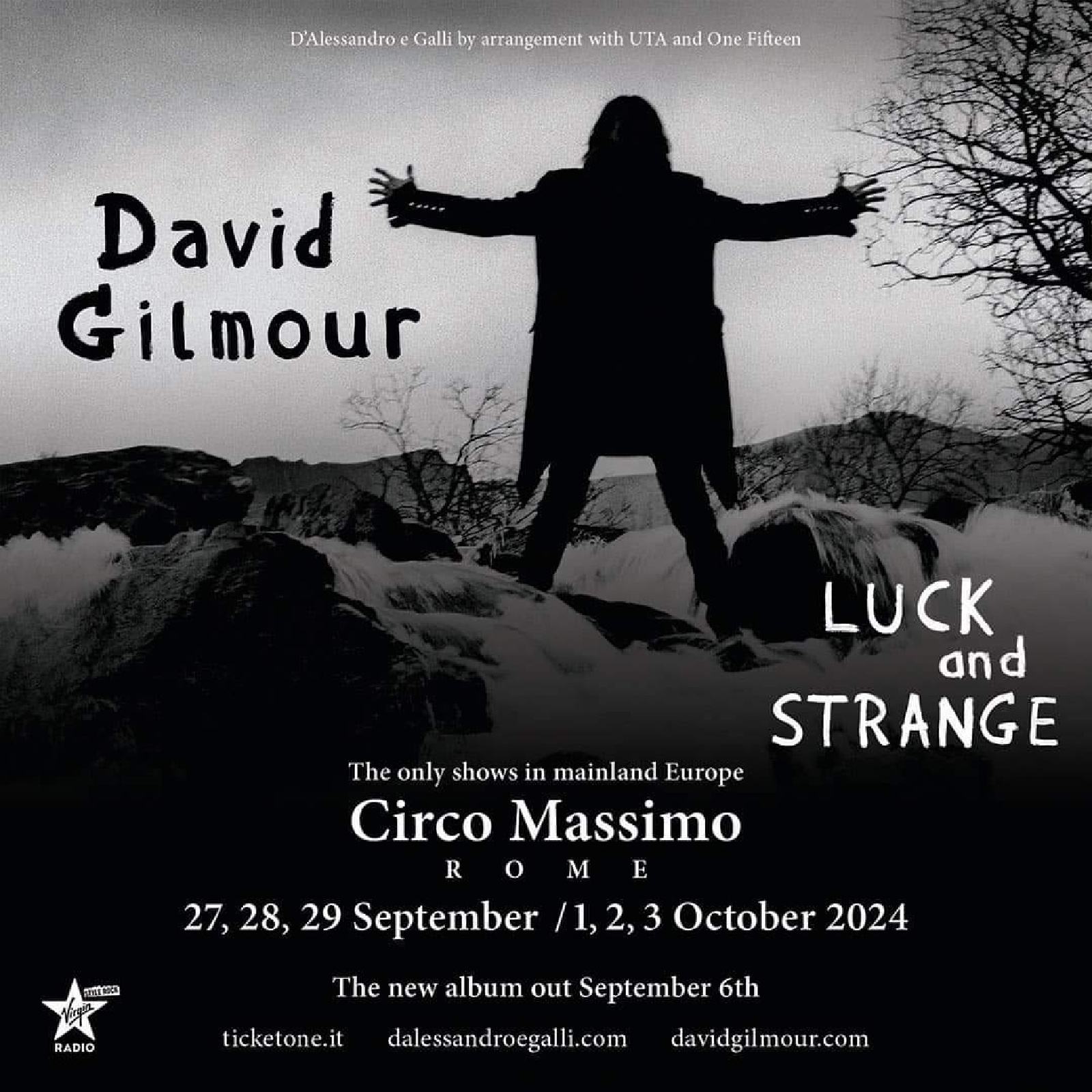 Ulaznice - David Gilmour, Rim (02.10.2024)