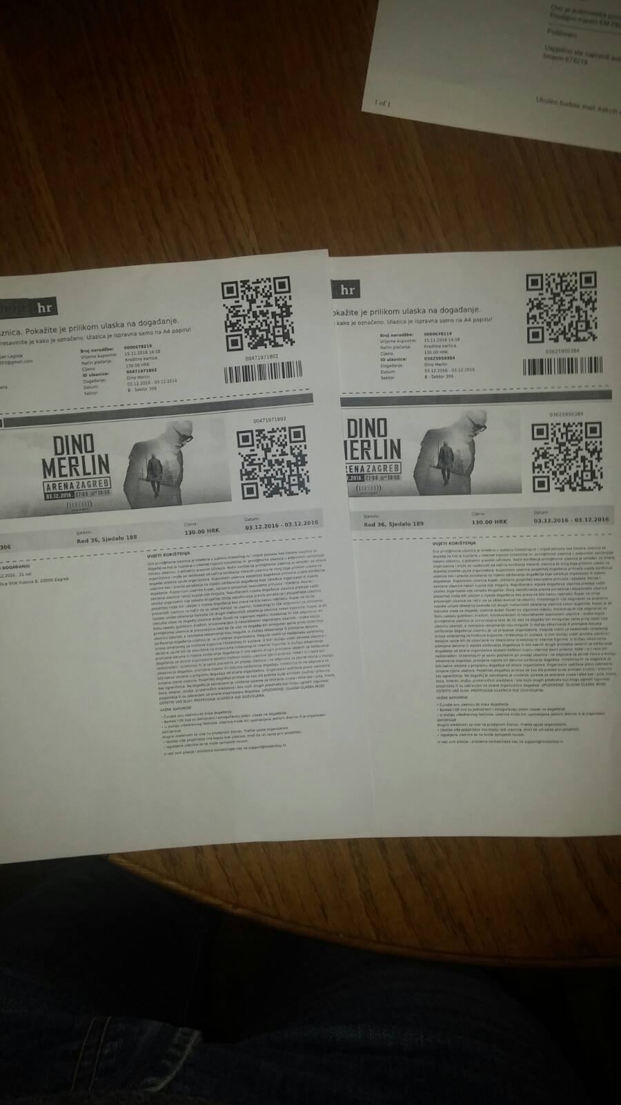 dino merlin ulaznice