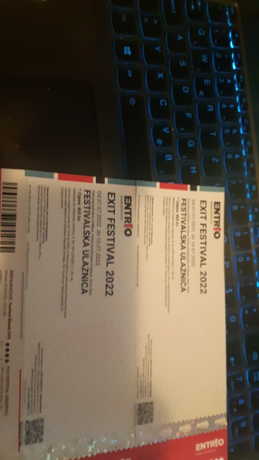 karte za exit za sve dane