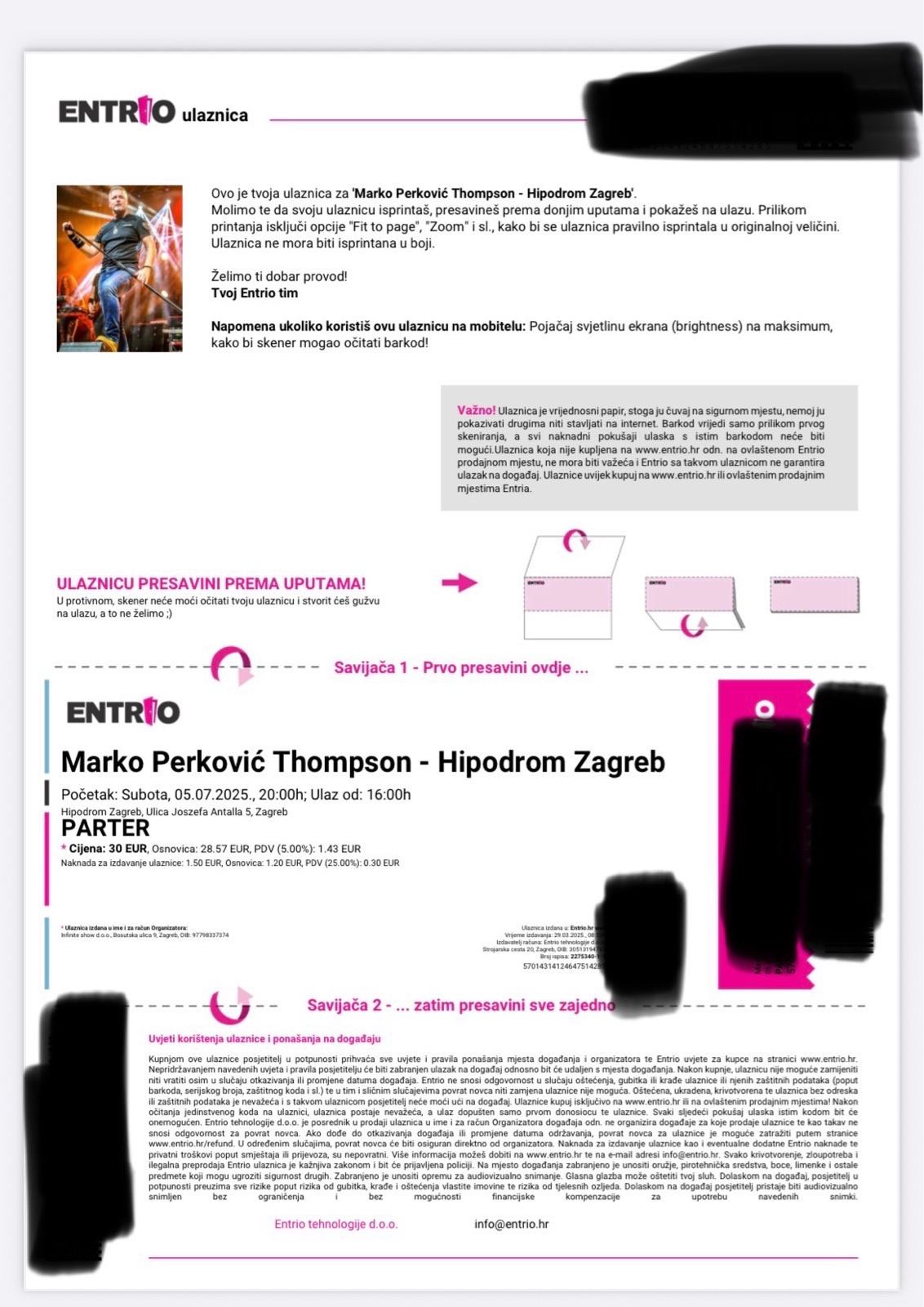 KARTE ZA KONCERT THOMPSON