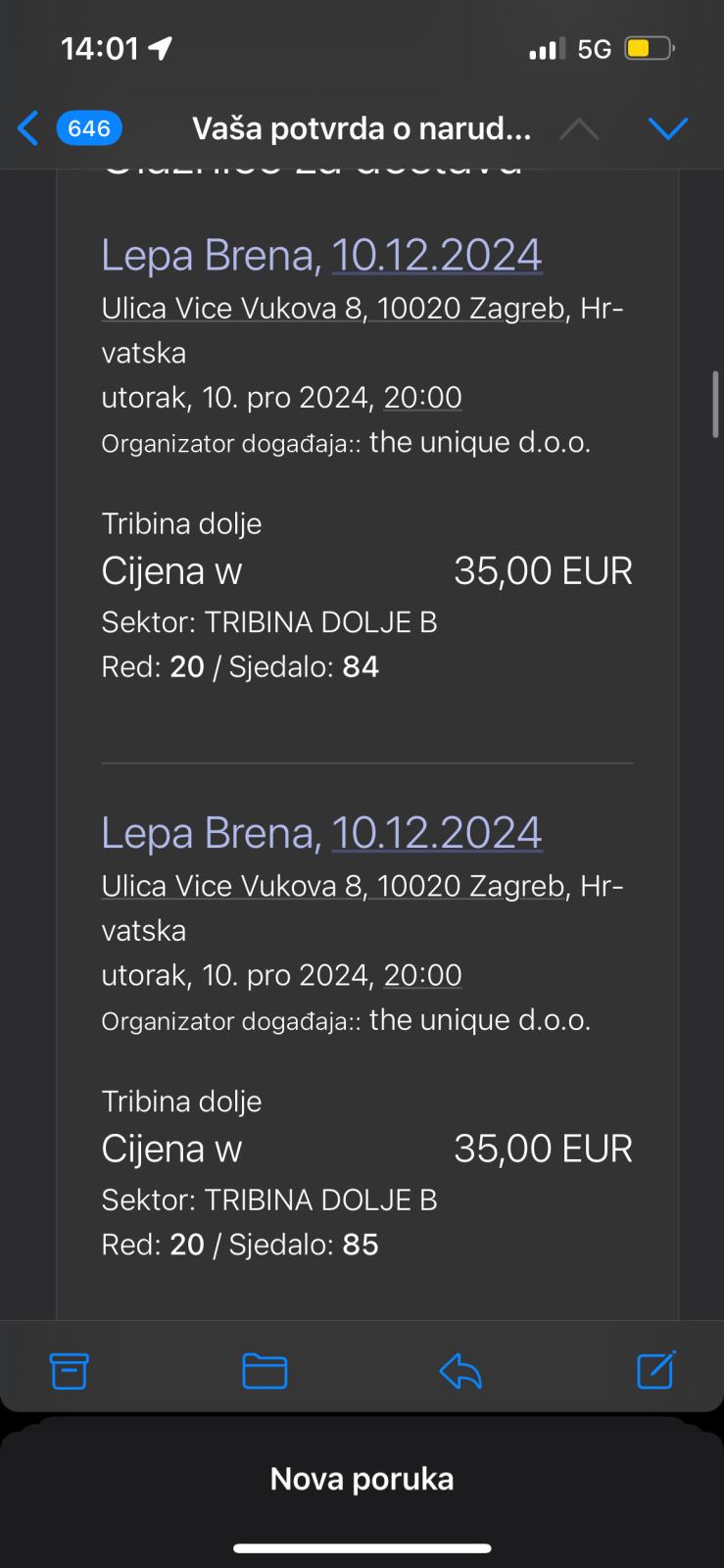 KARTE ZA LEPU BRENU, 10.12.2024.