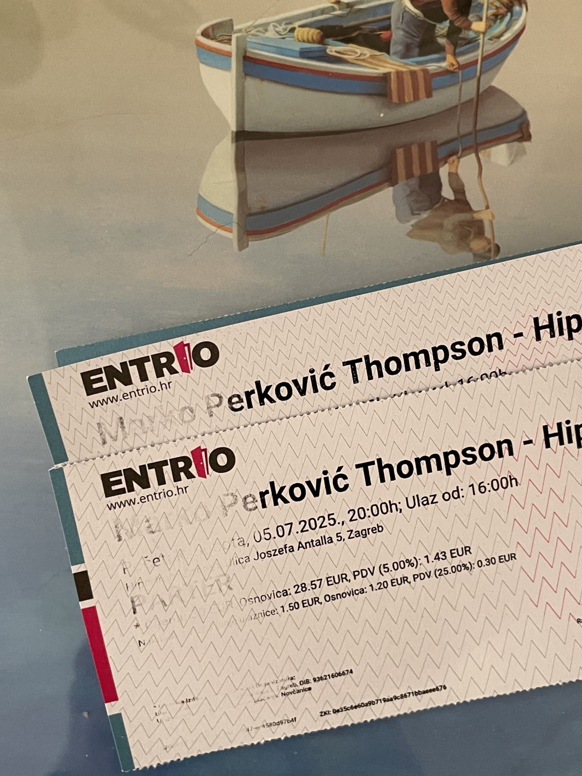 Karte za Thompsona - parter