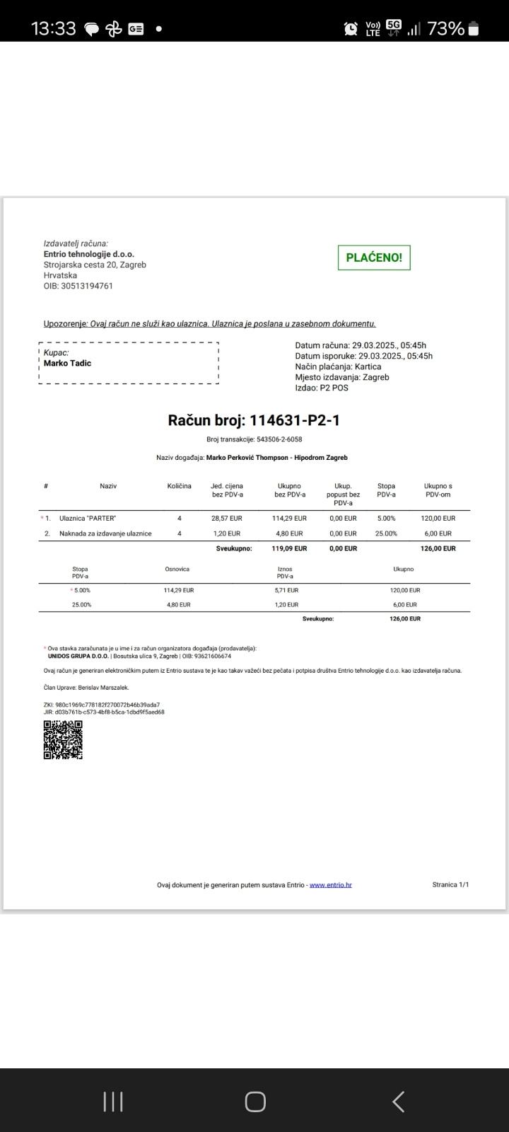 Marko Perković Thompson - Hipodrom Zagreb