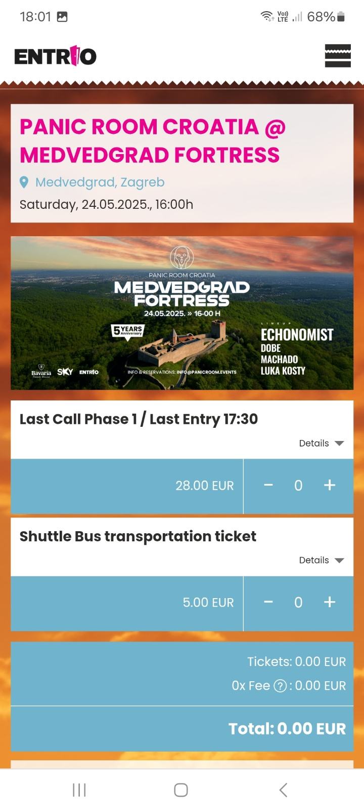 Medvedgrad Fortress 2 ulaznice