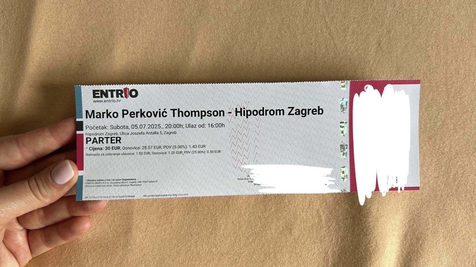 Thompson Hipodrom parter karta