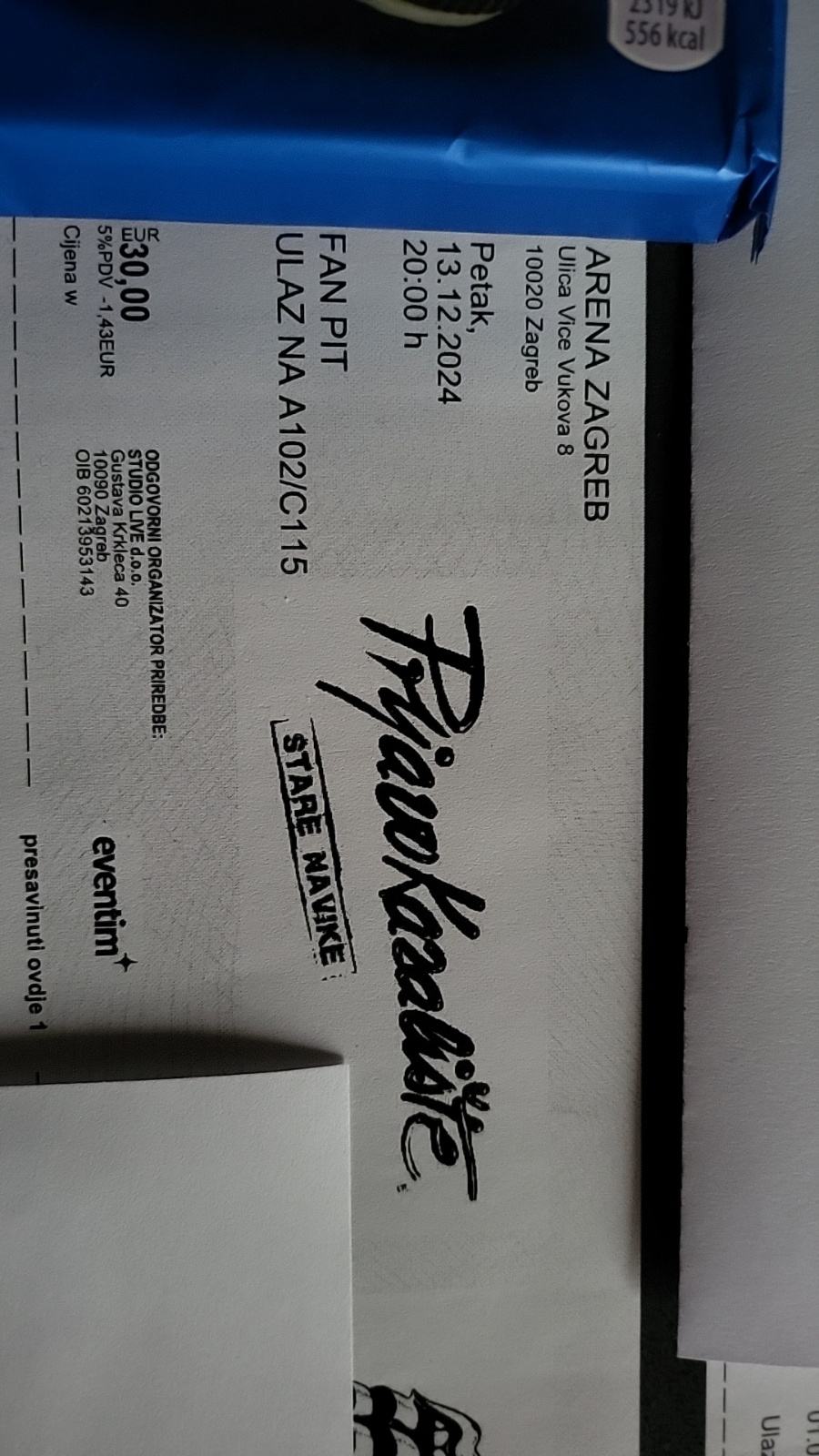 Prljavo kazalište fan pit karta danas 13.12 arena