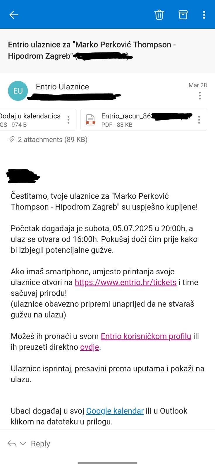 Thompson 5.7. Hipodrom, PARTER