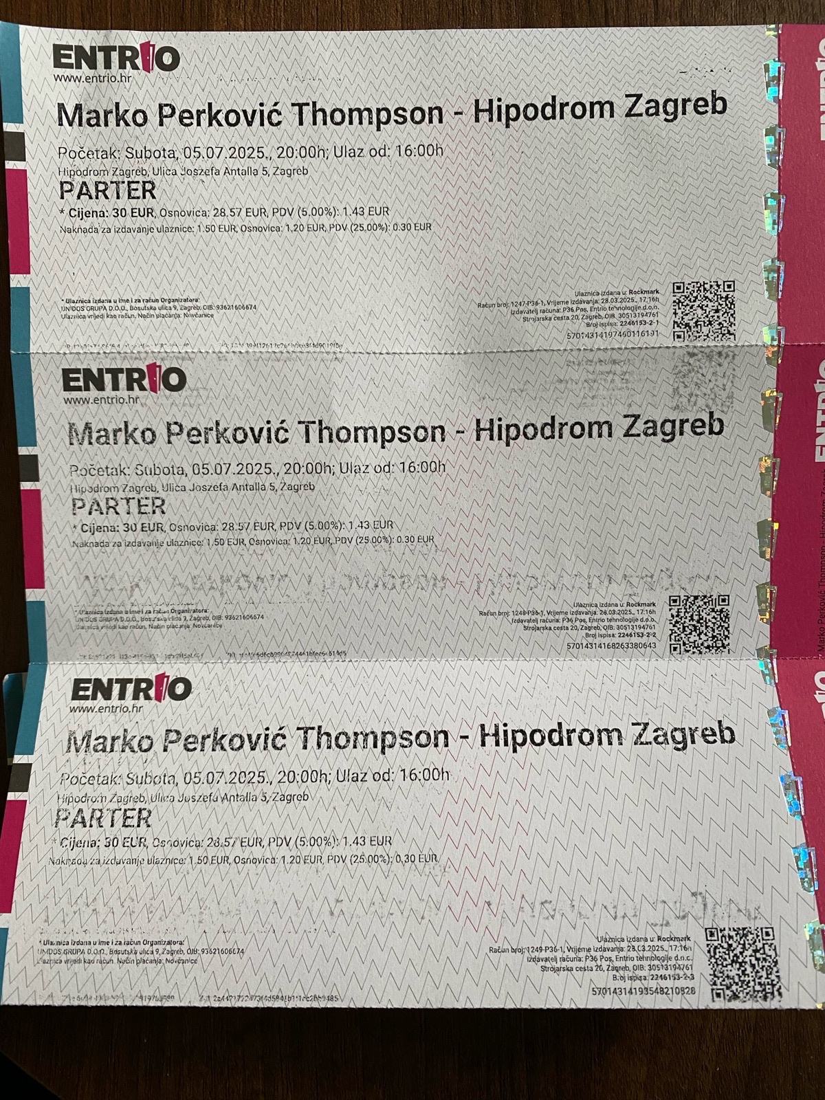 Thompson Hipodrom 05.07.2025. ulaznice