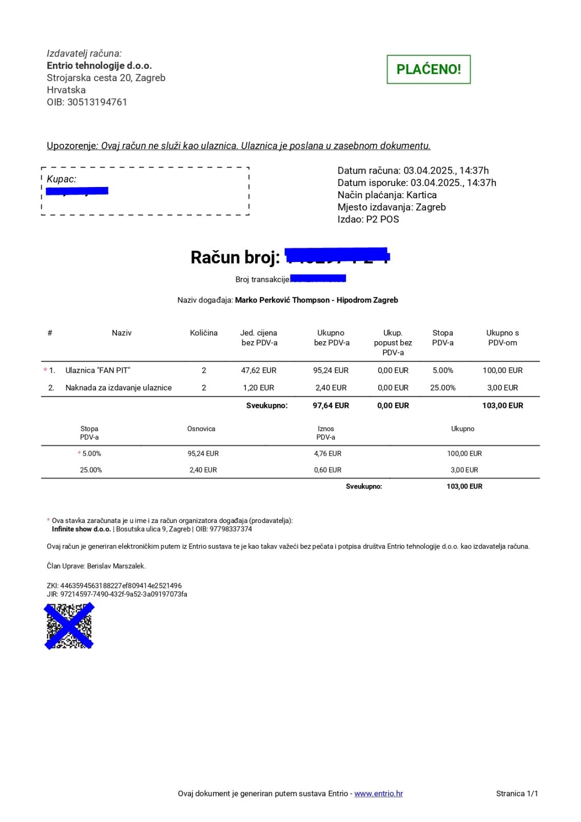 Thompson - Fan pit ulaznice U POLA CIJENE