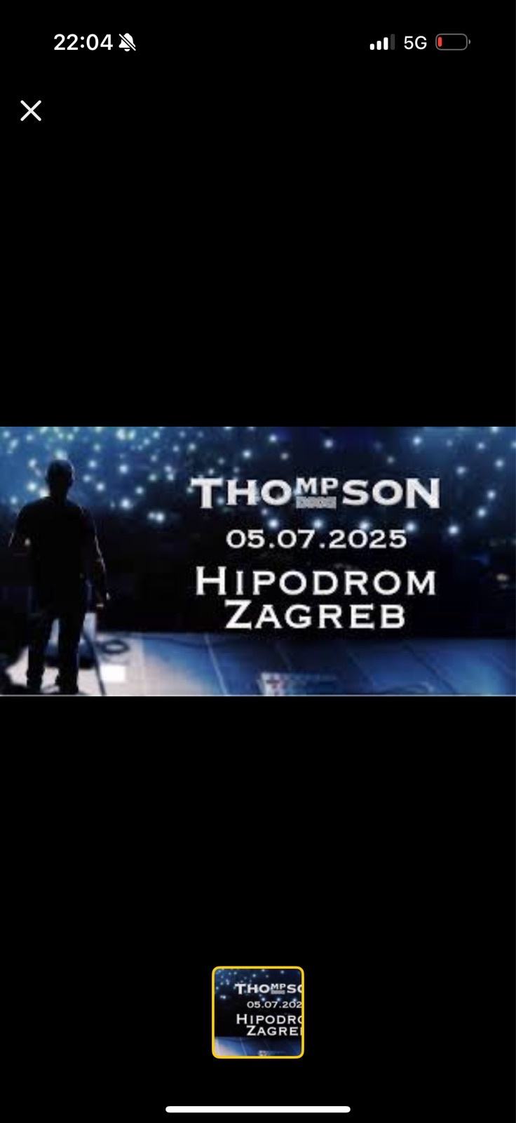 thompson hipodrom karte/ulaznice
