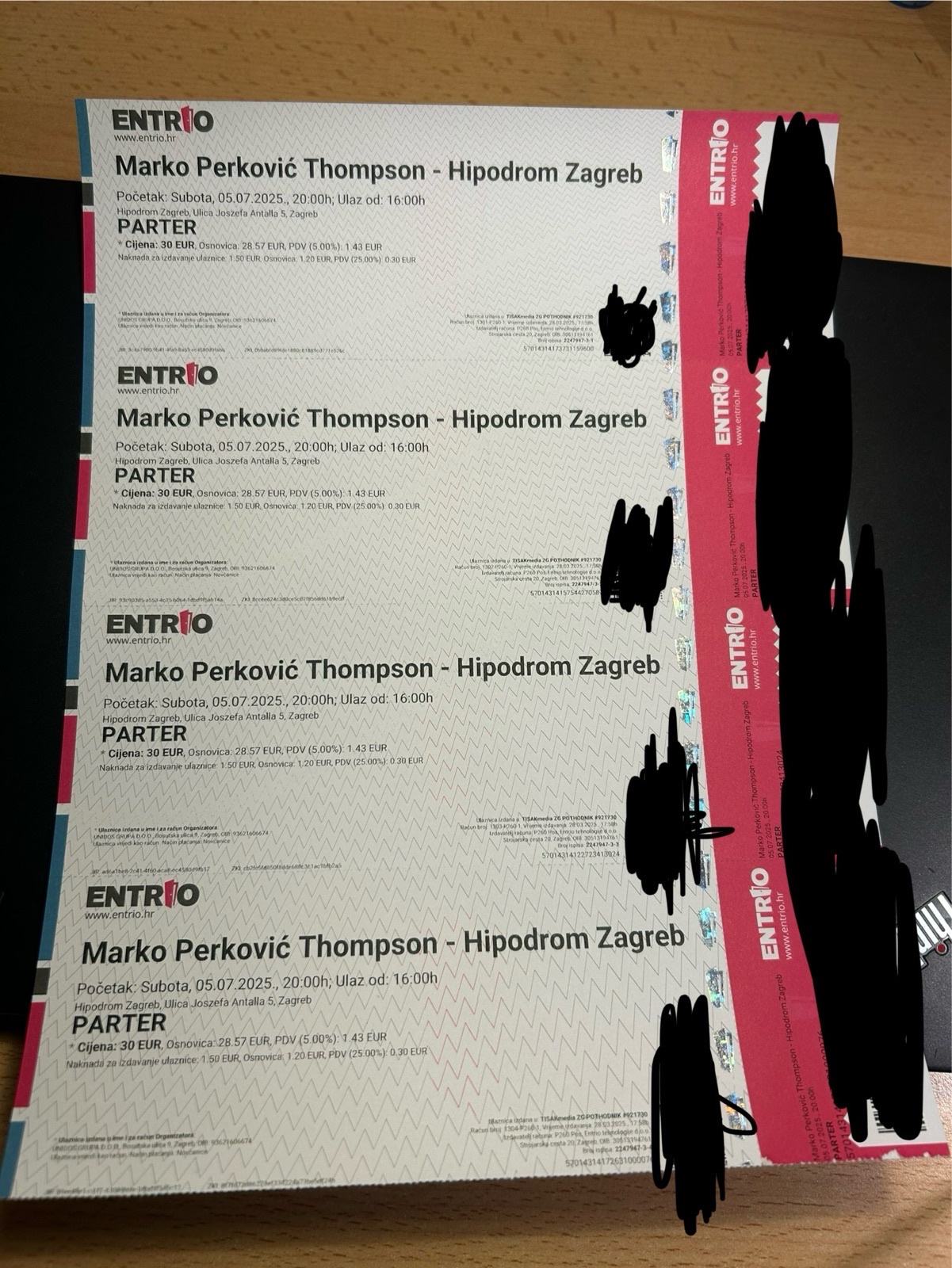 THOMPSON, Hipodrom PARTER karte