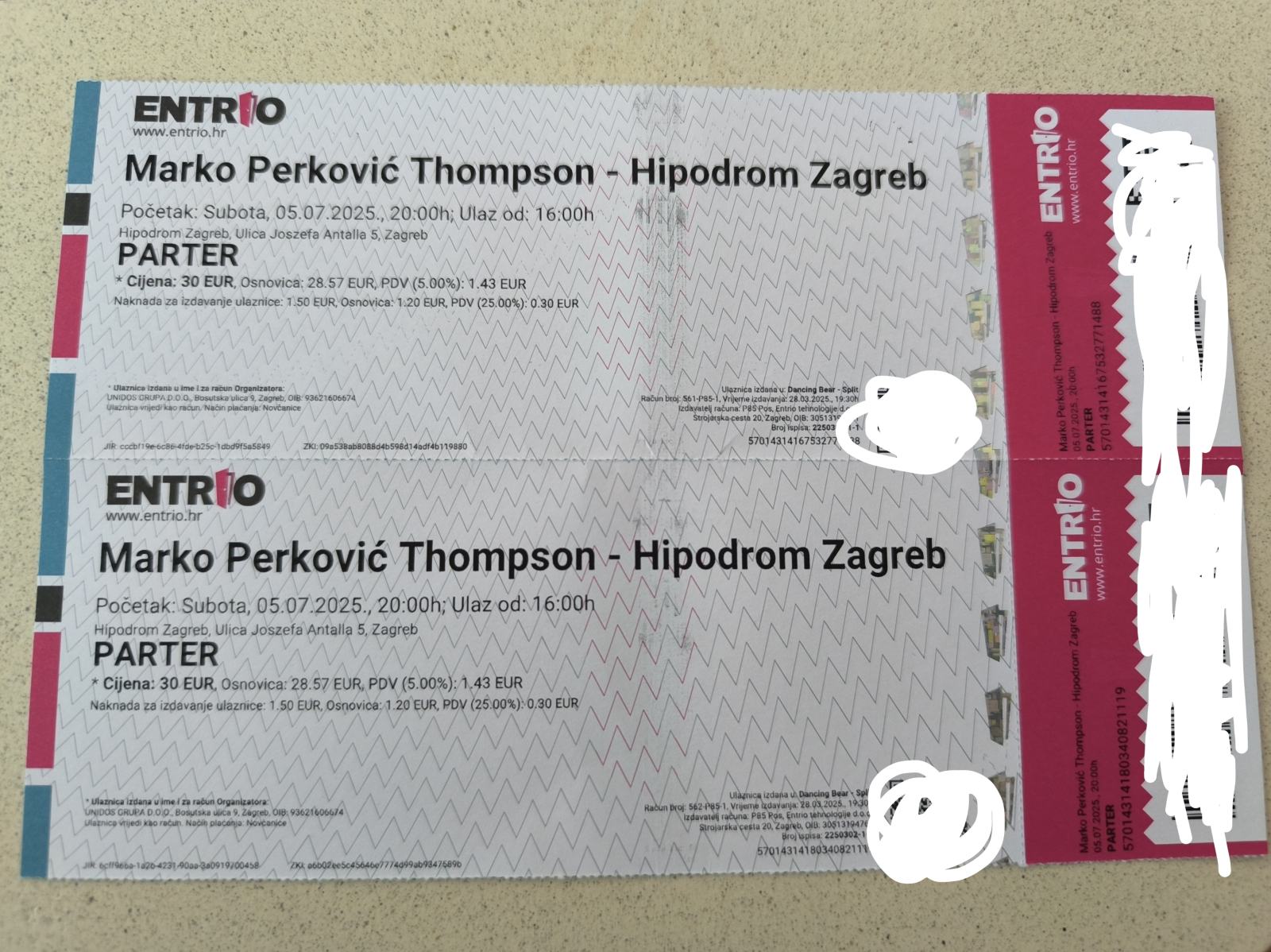 Thompson Hipodrom parter