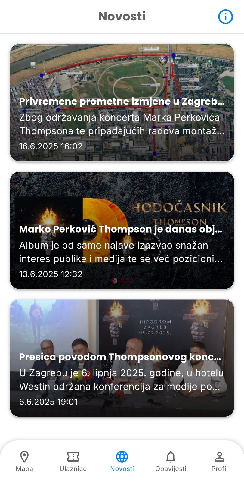 Thompson karte za Hipodrom x 6 parter