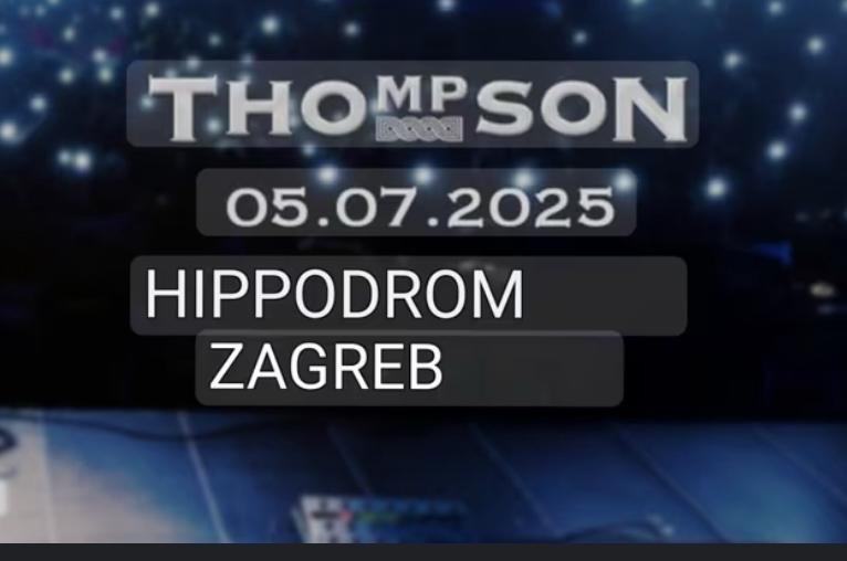 Thompson Karte Hipodrom Zagreb 05.07.2025
