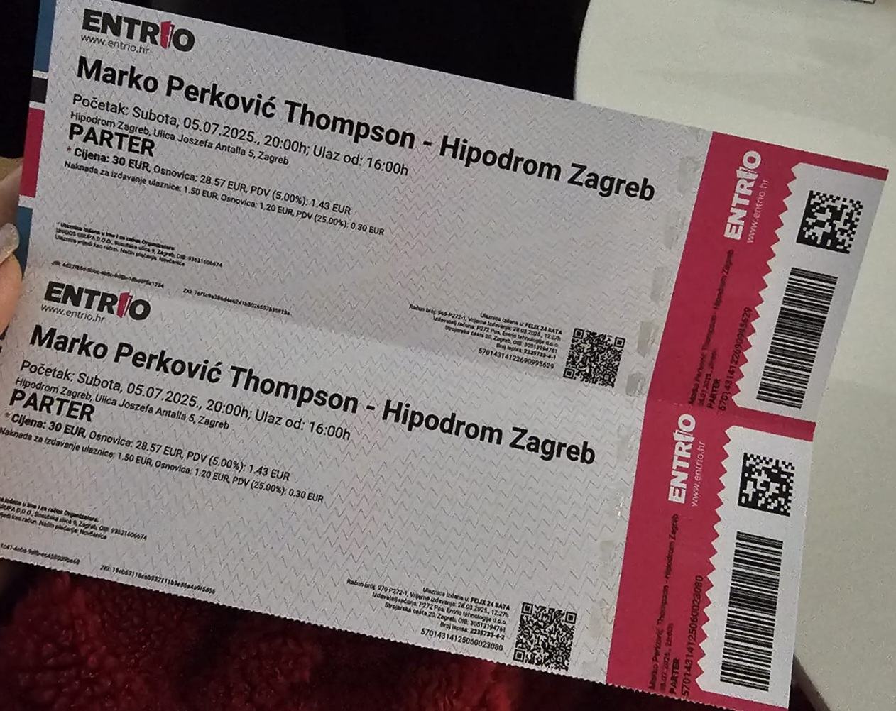 Thompson megakoncert na hipodromu, Zagreb, Hrvatska