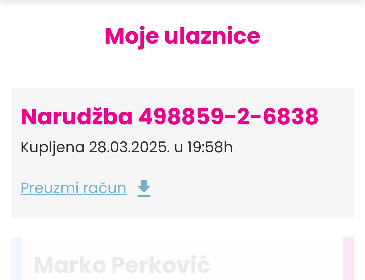 THOMPSON parter 11 ulaznica