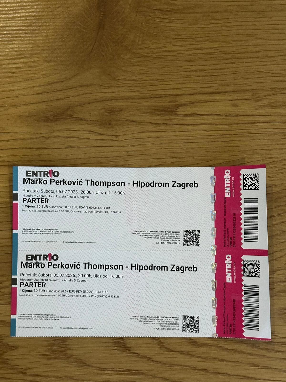 THOMPSON * ULAZNICE PARTER*