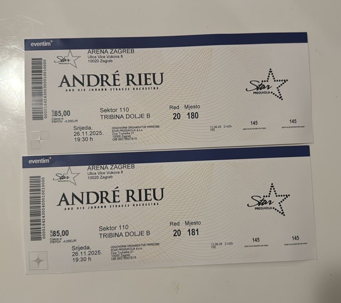 Ulaznice za koncert Andre Rieu
